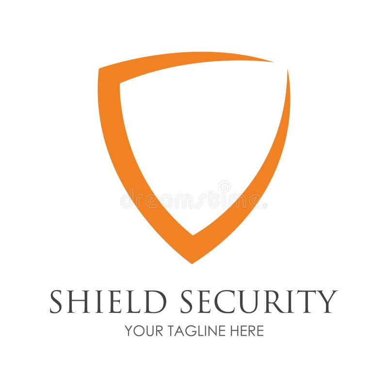 Shield Security Logo Design Vector Illustration Template Stock Vector ...