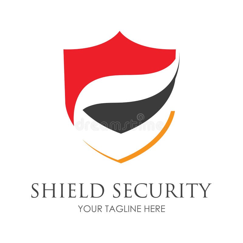 Shield Security Logo Design Vector Illustration Template Stock Vector ...