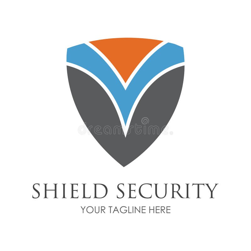 Shield Security Logo Design Vector Illustration Template Stock Vector ...