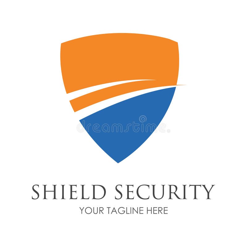 Shield Security Logo Design Vector Illustration Template Stock Vector ...