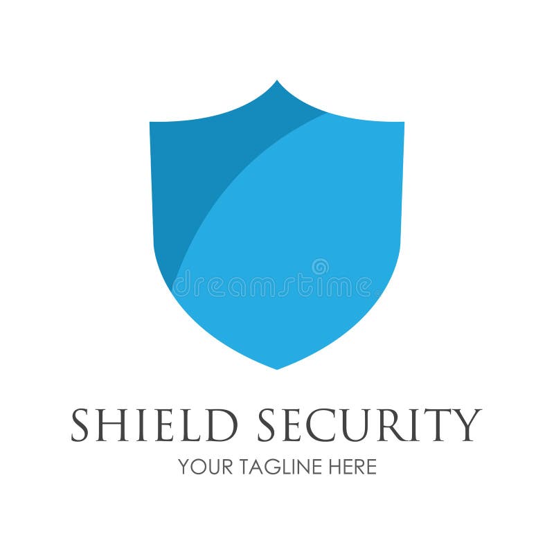 Shield Security Logo Design Vector Illustration Template Stock Vector ...