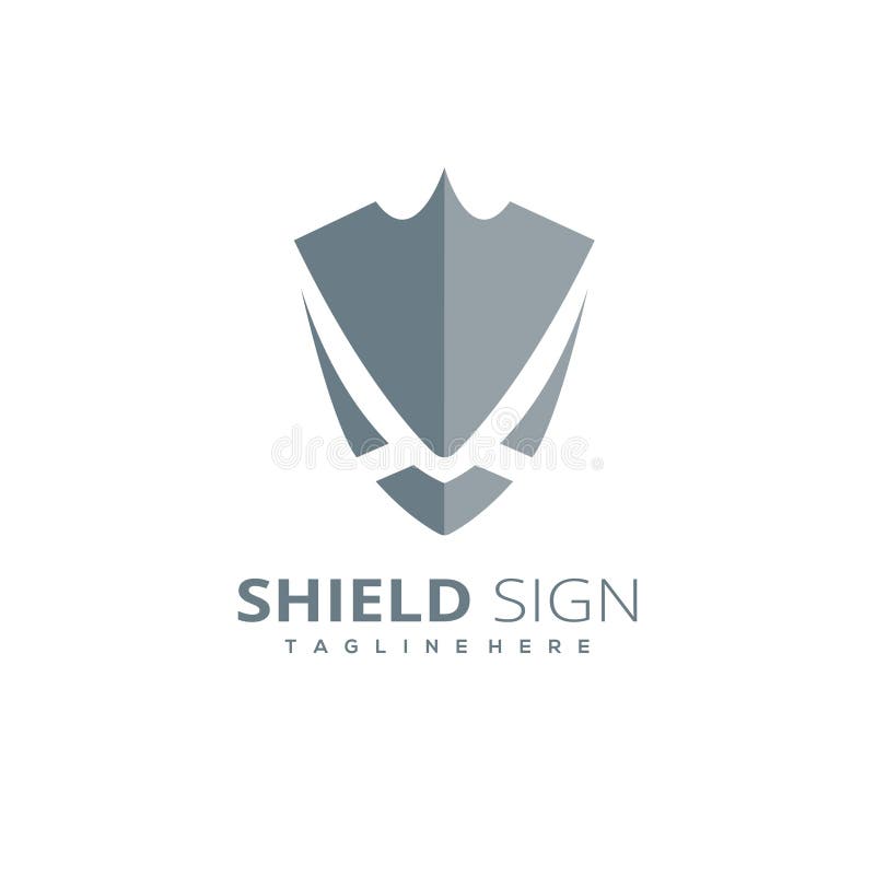 Shield Security Logo Design Stock Vector - Illustration of security ...
