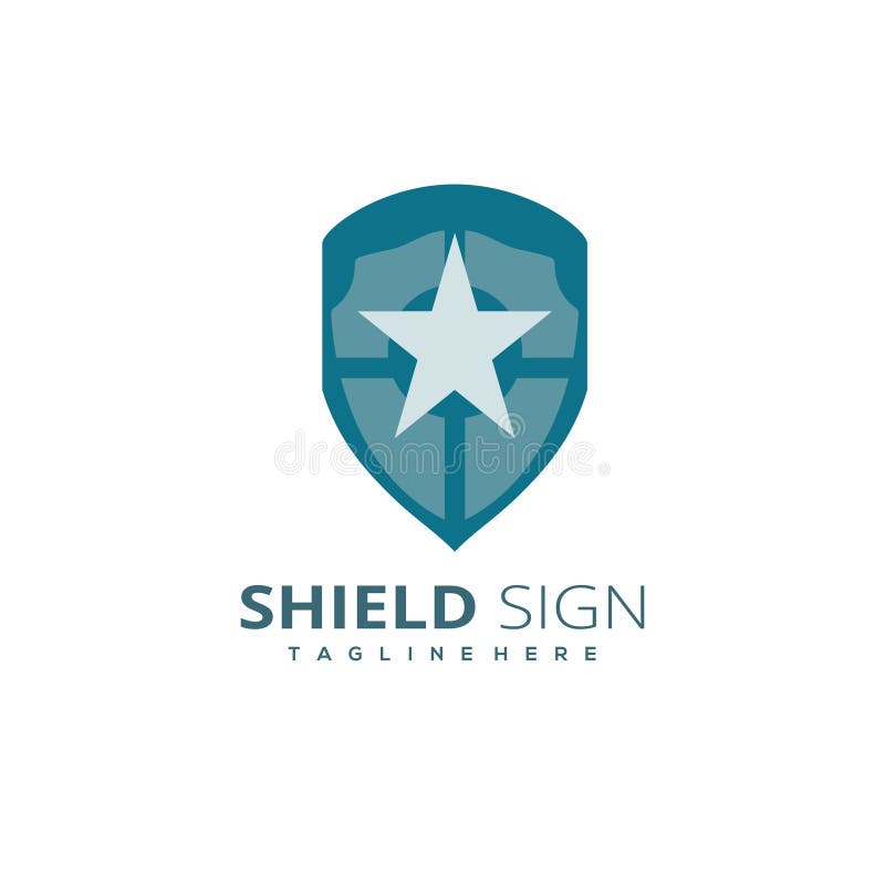 Shield Security Logo Design Stock Vector - Illustration of guardian ...