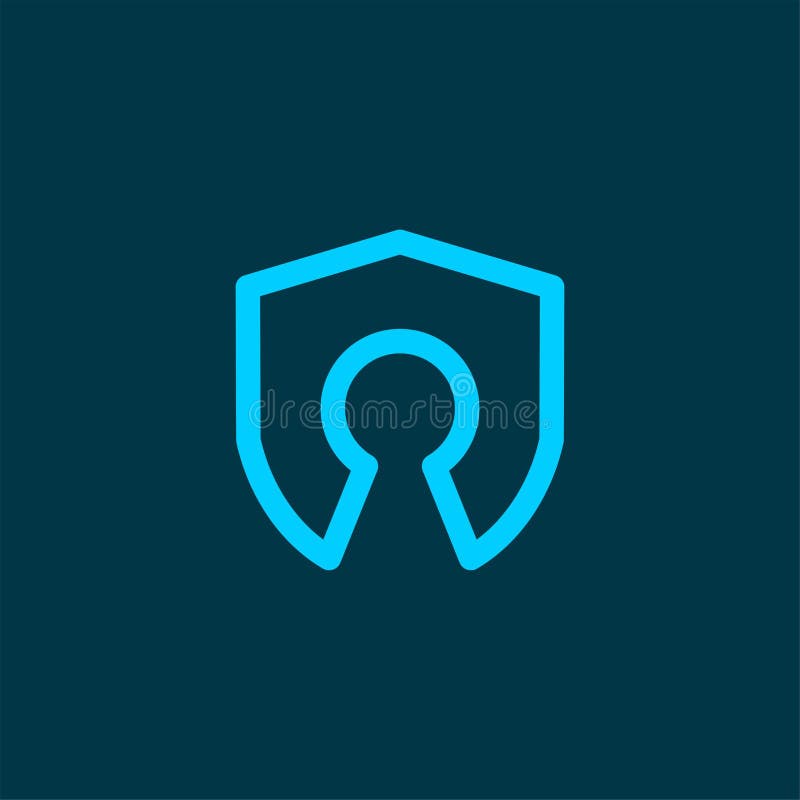 Shield and Security Logo Template Stock Illustration - Illustration of ...