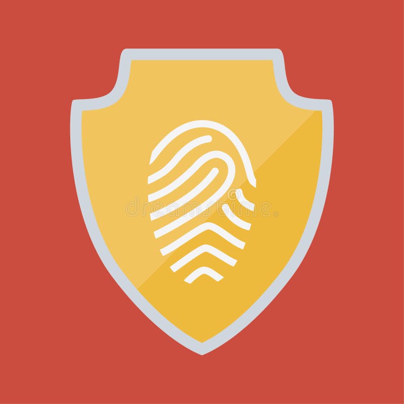 Shield and Security System Design Stock Vector - Illustration of safe ...