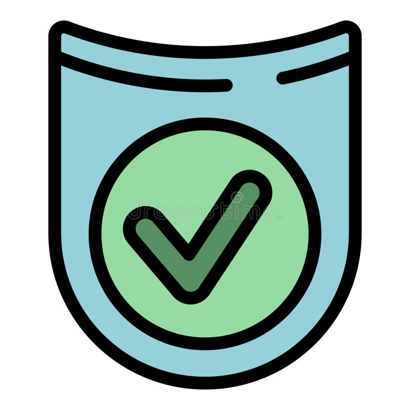 Shield Showing Green Tick Mark Icon Representing Security and Safety ...