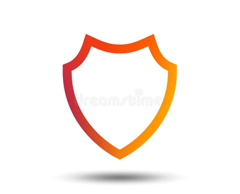 Shield Sign Icon. Protection Symbol Stock Vector - Illustration of ...