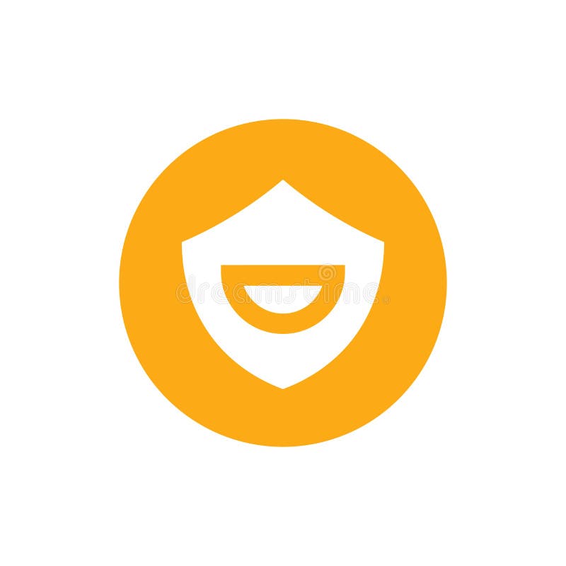 Shield Smile Logo Design Vector, Happy Security Logo Icon Template ...