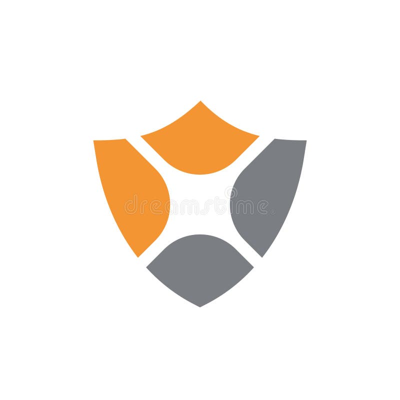 Shield and Sparkle Logo Design, Spark Light Shield Logo Stock Vector ...