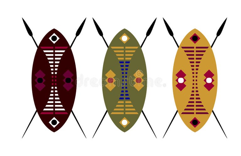 African Shield Stock Illustrations – 3,263 African Shield Stock ...