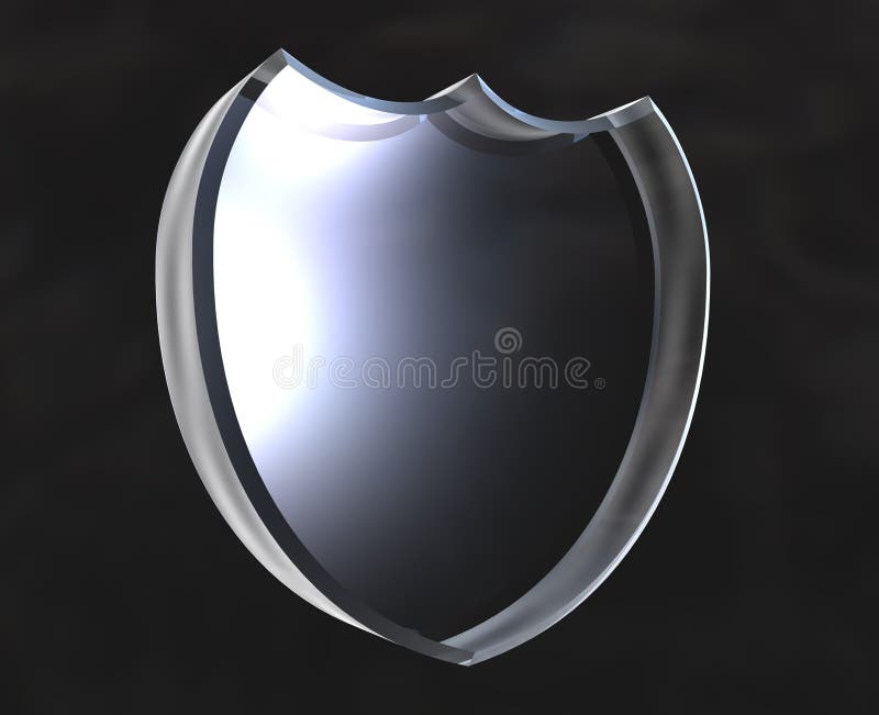 Shield with Symbol of Double Happiness Isolated Stock Photo ...