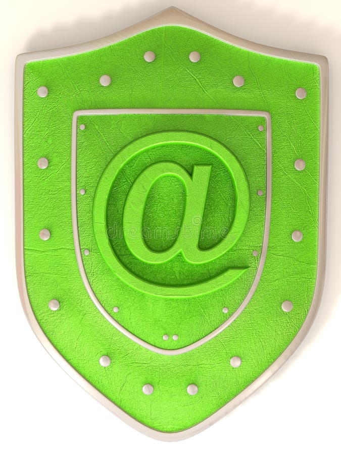 Shield With Symbol Of Ankh Isolated Stock Illustration - Illustration ...