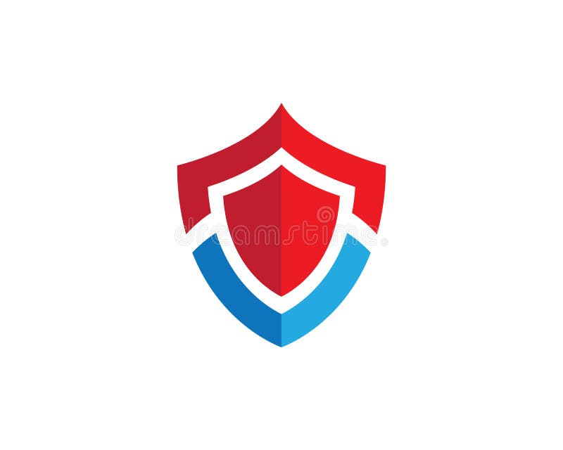 Shield Symbol Logo Template Stock Vector - Illustration of icon, safe ...