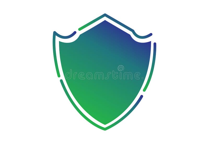 Shield with Symbol Vector Icon Stock Vector - Illustration of shiny ...