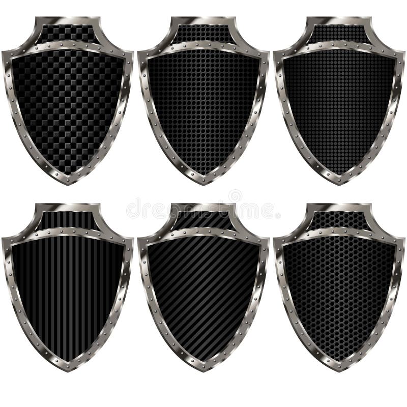 Set of shields stock vector. Illustration of award, arms - 5676076