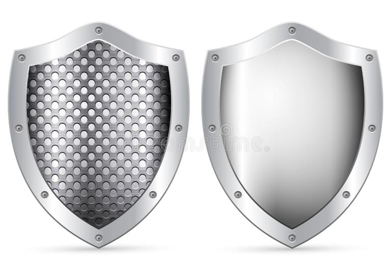 Shield stock vector. Illustration of grey, shield, protect - 31624081