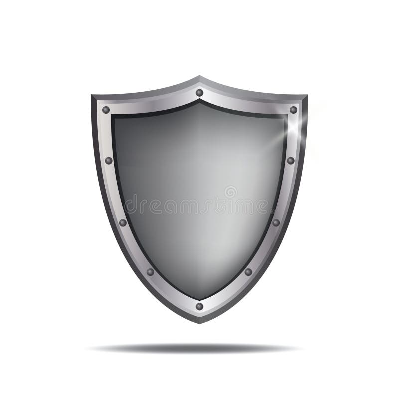 Shield. Vector Illustration Decorative Background Design Stock Image ...