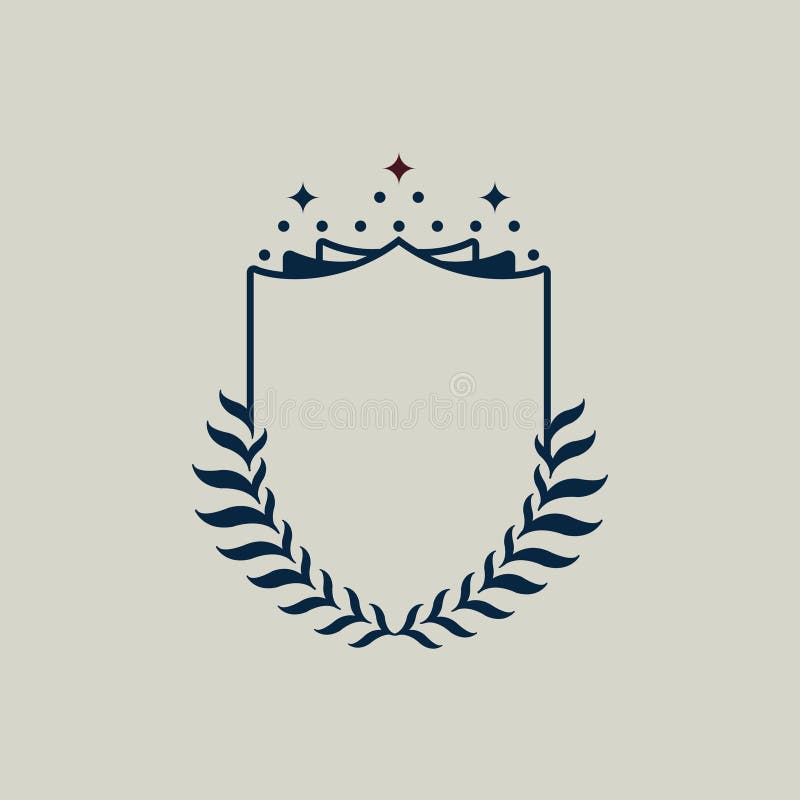 Shield Vector Logo Design. Blazon Design Template. Castle Logo Stock ...