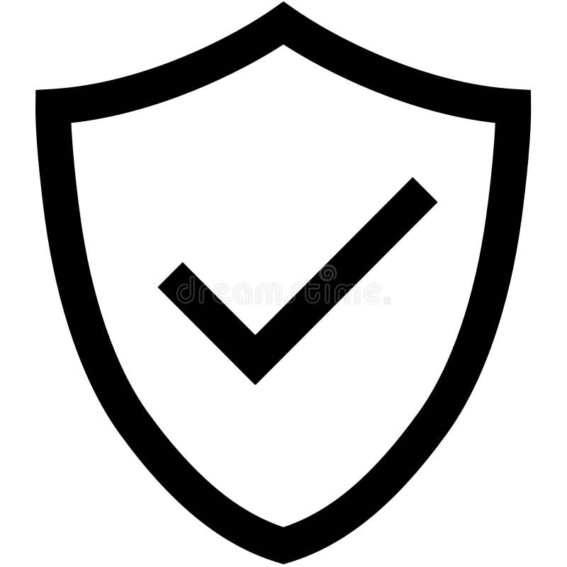 Shield Virus Protection Security Secured Access Safe Stock Image ...