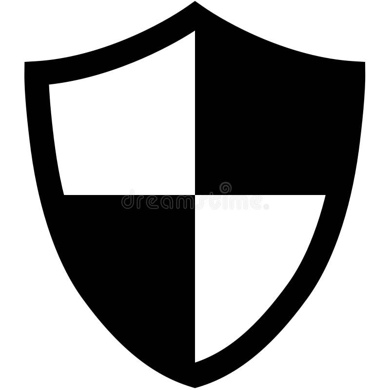 Shield Virus Protection Security Secured Access Stock Photo ...