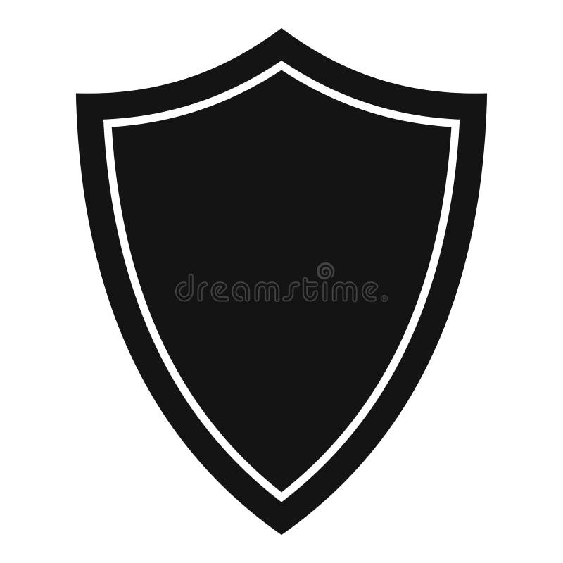 Shield for War Icon, Simple Style Stock Vector - Illustration of ...