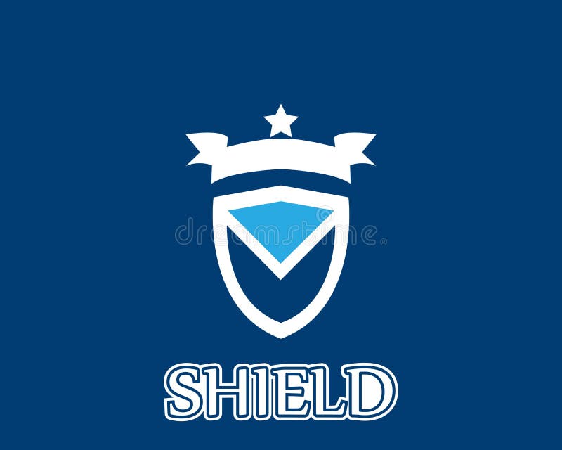 Shield War Icon and Symbol Logo Vector Stock Vector - Illustration of ...