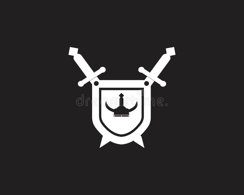 Shield War Logo Vector Template Stock Vector - Illustration of strong ...