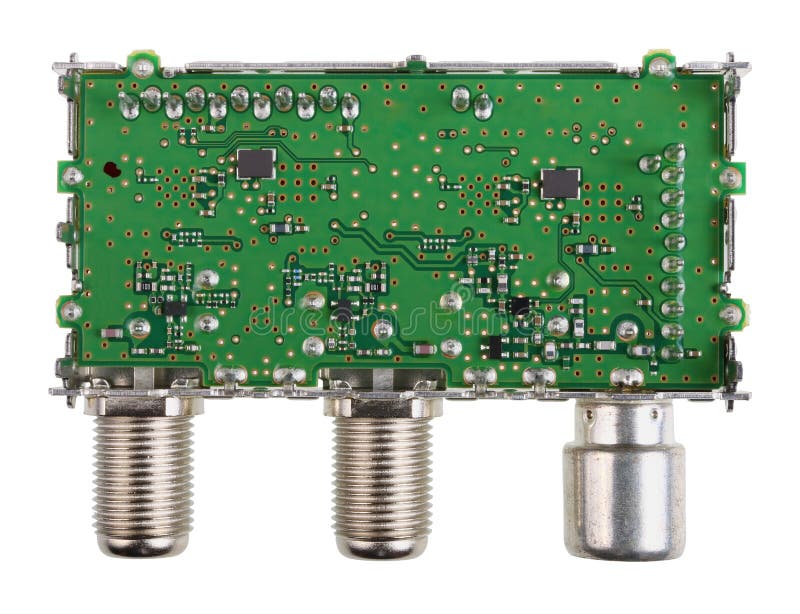 Shielded High Frequency Module and Electronic Circuit Board of a Stock ...