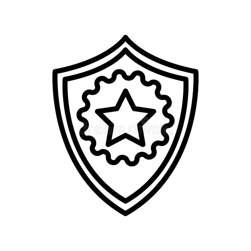 Shields Icon in Different Style Vector Illustration. Two Colored and ... Shields Icon in Different Style Vector Illustration. Two Colored and ...