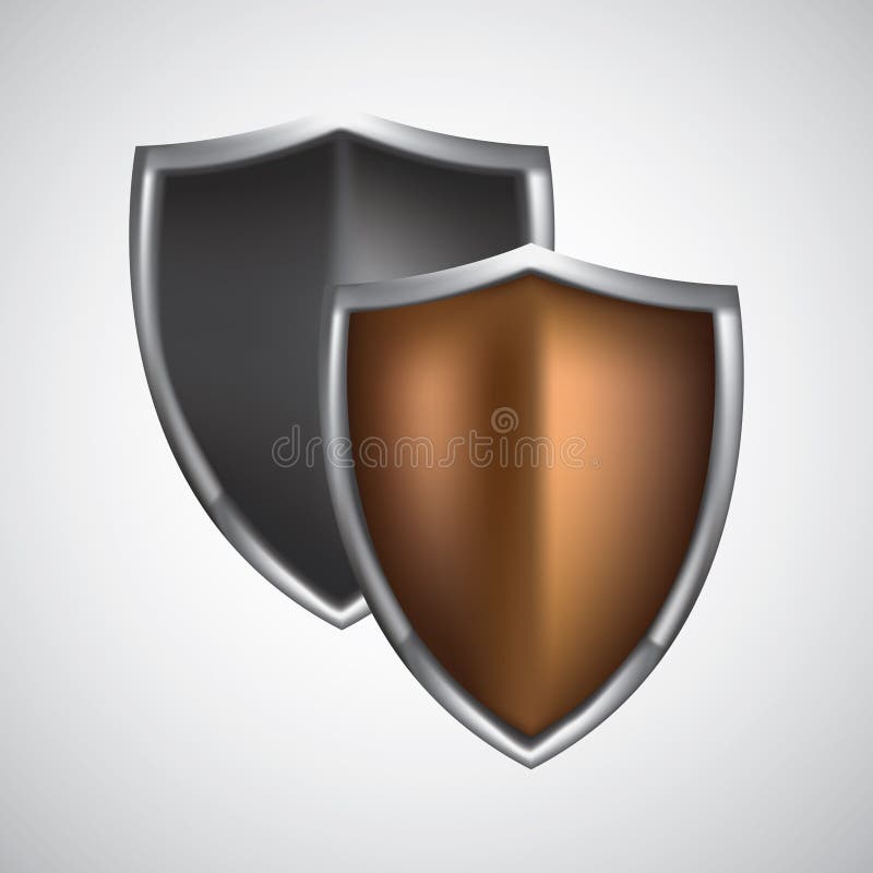 Shields. Vector Illustration Decorative Background Design Stock Vector ...