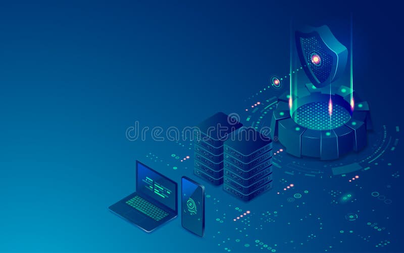 ShieldTech stock vector. Illustration of futuristic - 230248441