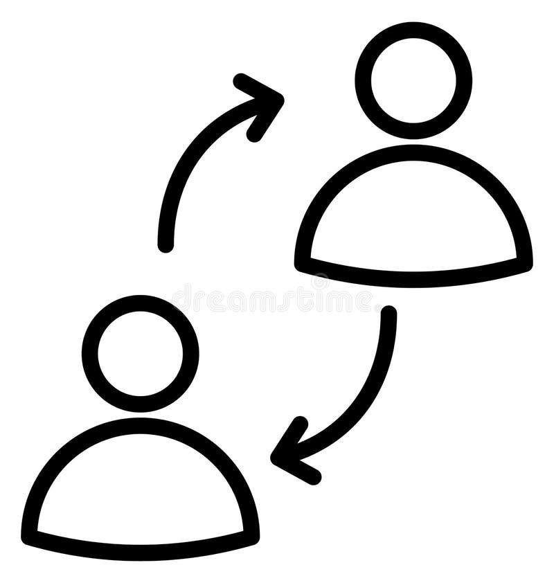 Shift Change, Chat Isolated Vector Icon that Can Be Very Easily Edit or ... Shift Change, Chat Isolated Vector Icon that Can Be Very Easily Edit or ...