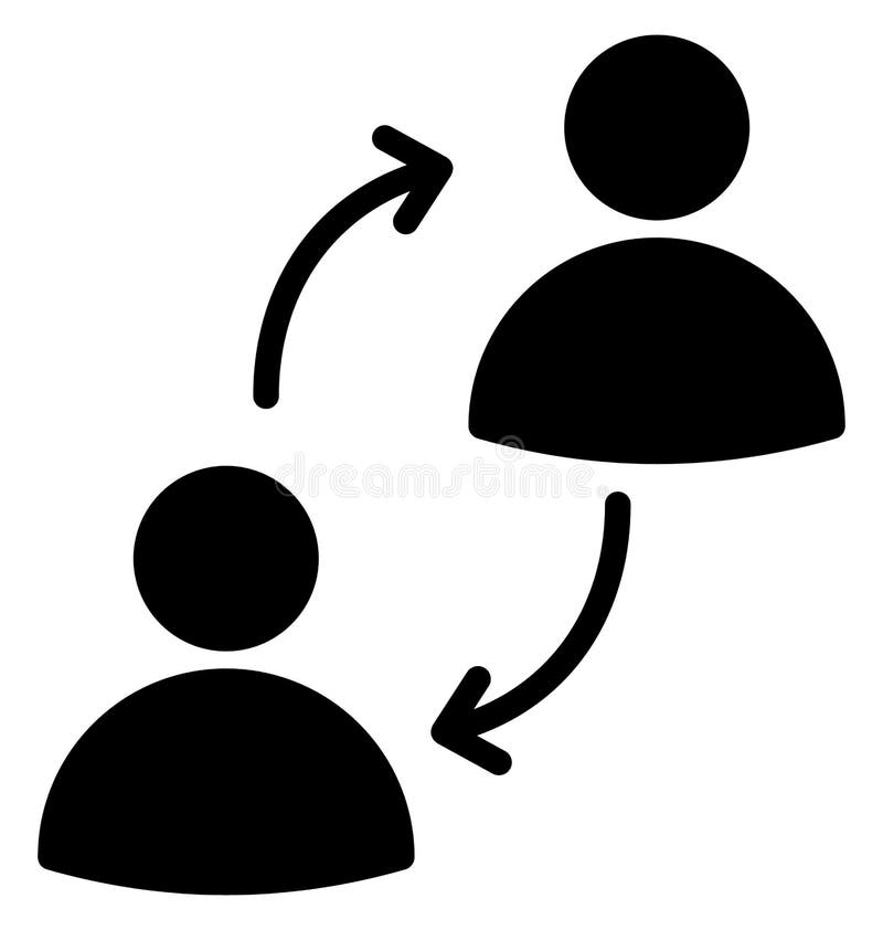 Shift Change, Chat Isolated Vector Icon that Can Be Very Easily Edit or ...