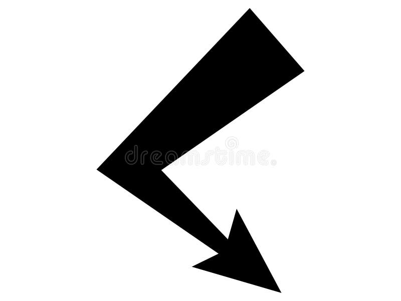 Shift down arrow stock illustration. Illustration of font - 371945970