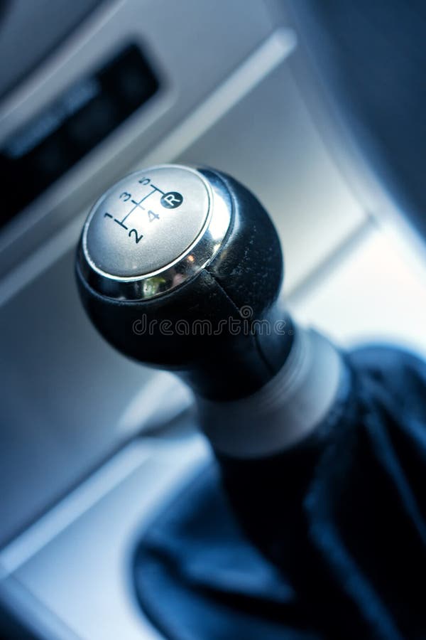 Old Shift Gear Stick of an Earth Mover Machine Stock Photo - Image of ...
