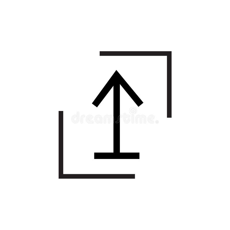 Shift Icon Vector Sign and Symbol Isolated on White Background, Shift ...