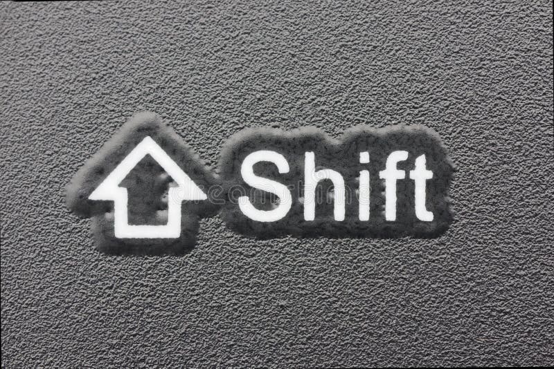 Shift Key of the Keyboard of a Scientific Calculator Stock Image ...
