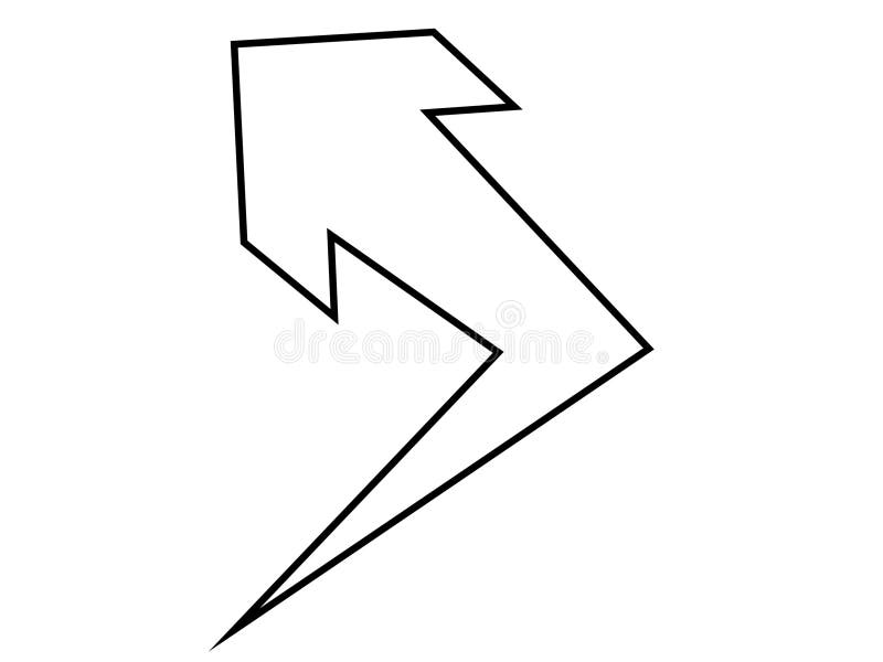 Shift up arrow stock illustration. Illustration of logo - 371945684