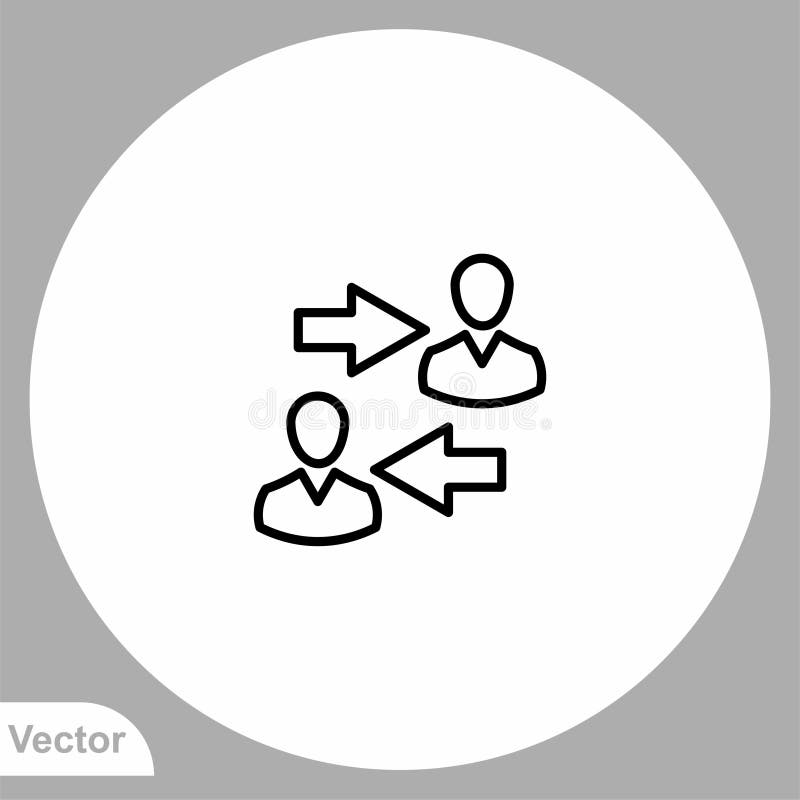 Shift Vector Icon Sign Symbol Stock Vector - Illustration of movement ...