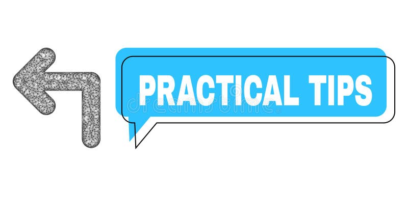 Shifted Practical Tips Chat Bubble and Network Turn Left Icon Stock ...
