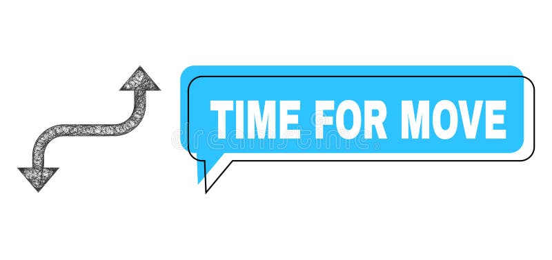 Shifted Time for Move Chat Bubble and Net Opposite Curved Arrow Icon ...
