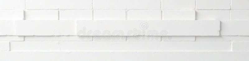 Shifted White Rectangular Bricks, Random Layout , Design, Pattern Stock ...