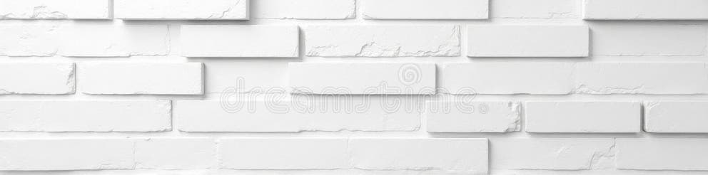 Shifted White Rectangular Bricks, Random Layout , Pattern, Texture ...