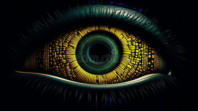 Shifting Digital Illusion Background Stock Illustration - Illustration ...