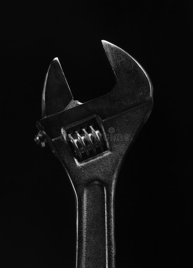 Shifting spanner stock photo. Image of construction, adjusting - 23836642