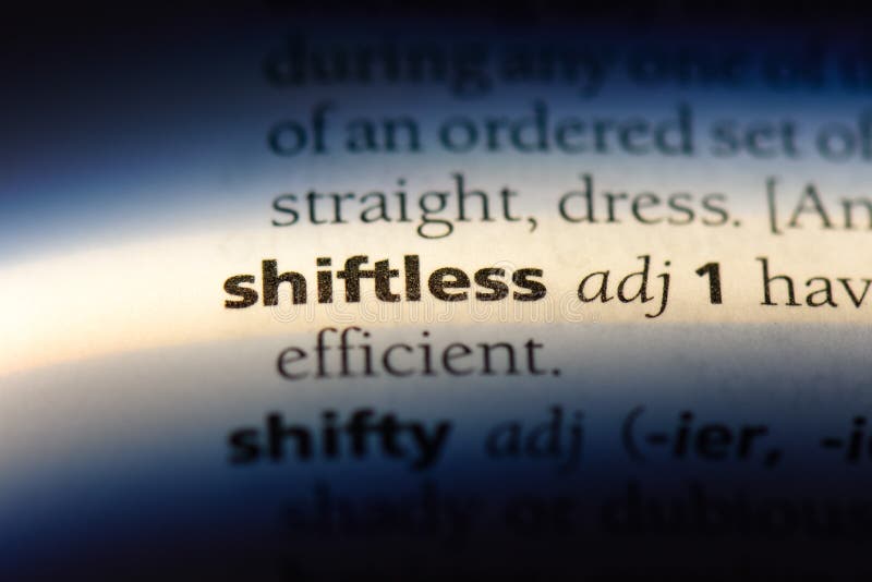 Shiftless stock photo. Image of concept, dictionary - 126618812