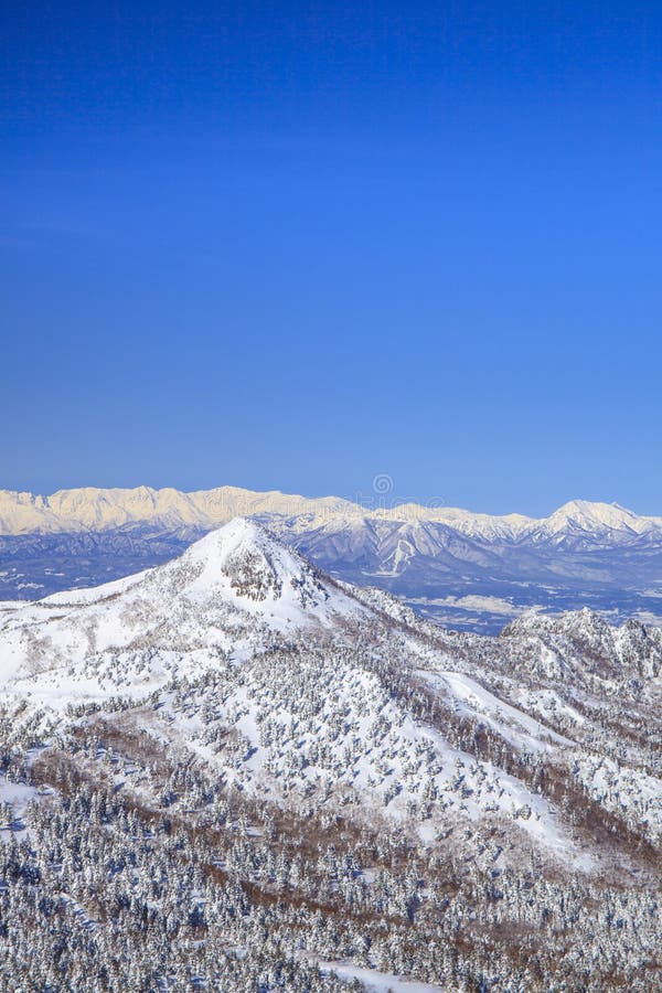 Shiga Kogen in winter stock image. Image of outlook, landscape - 50879311