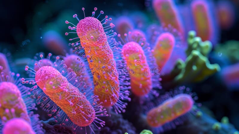 Shigella Dysenteriae Bacteria Under Microscope AI Generated Stock ...