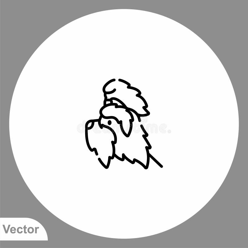 Shih Tzu Vector Icon Sign Symbol Stock Vector - Illustration of icon ...