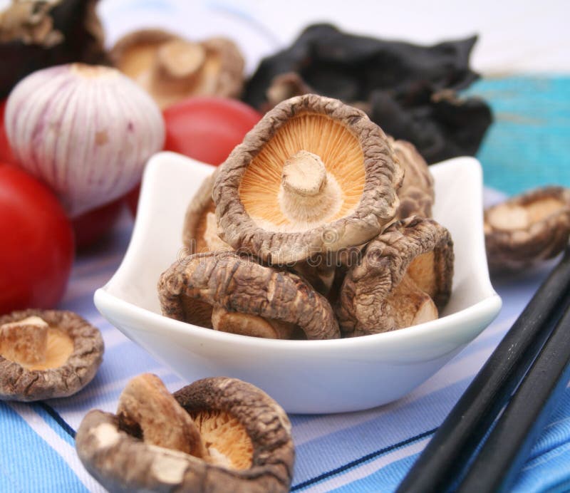 Shiitake mushrooms stock image. Image of vegetables, chinese - 11489219